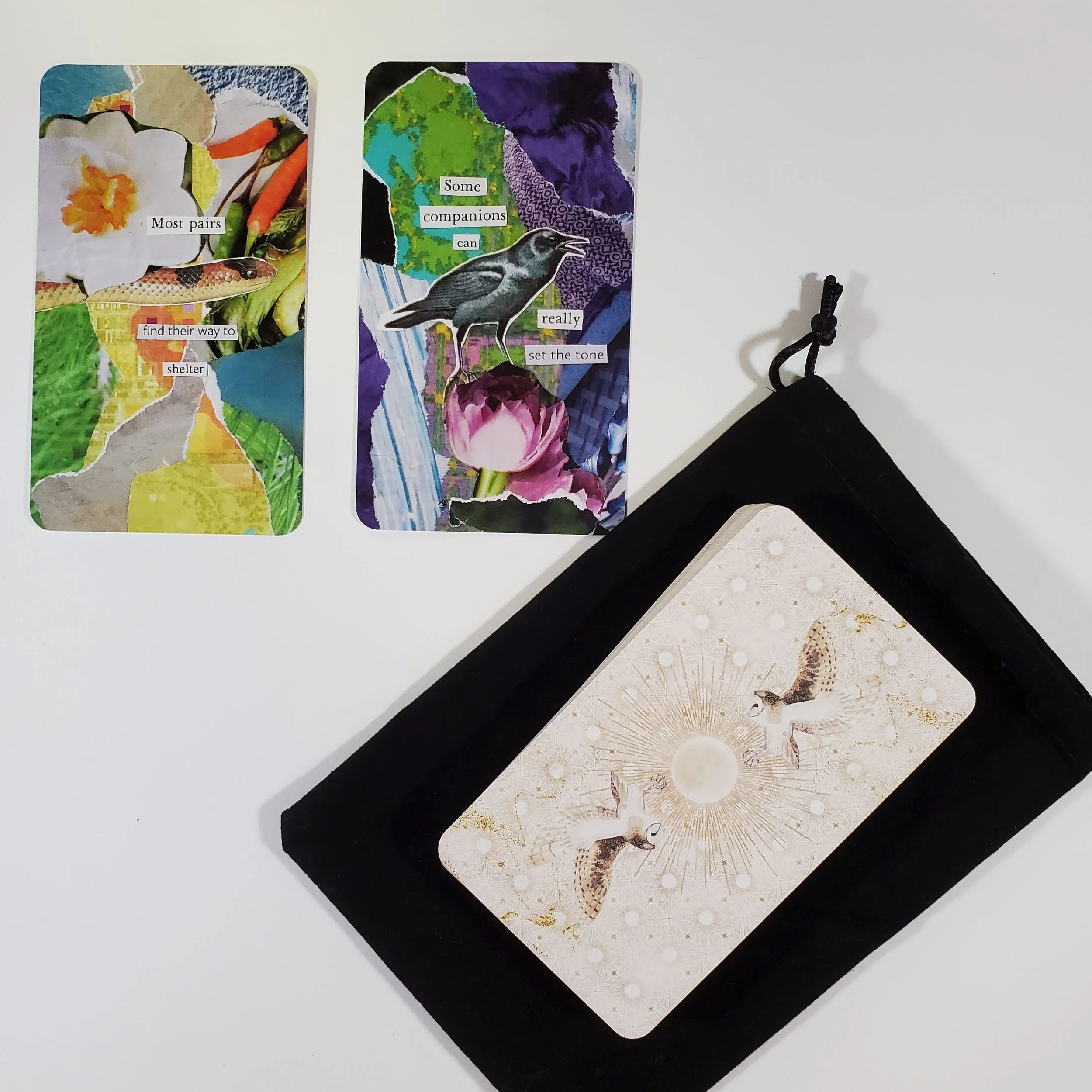 Foraged Oracle: analog collage card deck with found text — S.G. Stasi ...