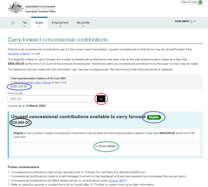 How To Monitor Carried Forward Concessional Contributions — Ultimum ...