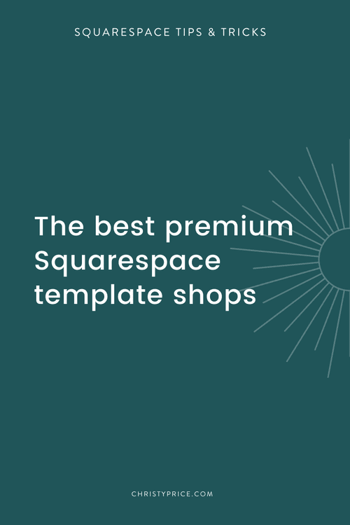 Premium Squarespace Templates to help you launch fast — Squarespace Web ...