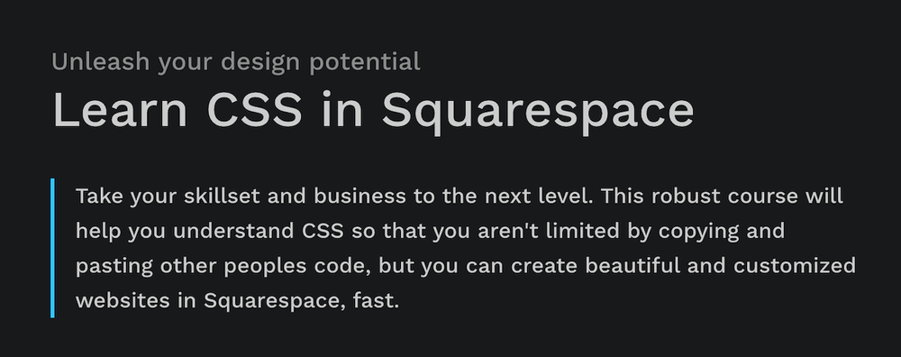 How to Add Lines Between Sections in Squarespace — Squarespace Web Design