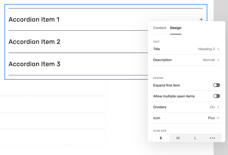 Squarespace Accordion Blocks: How to Change Text Alignment & Width — Squarespace Web Design