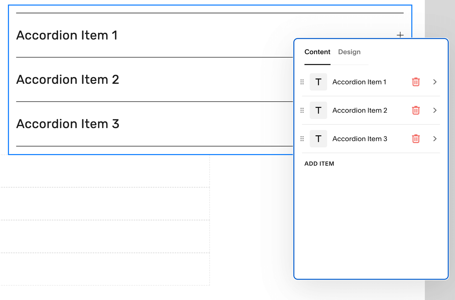 Squarespace Accordion Blocks: How to Change Text Alignment & Width — Squarespace Web Design