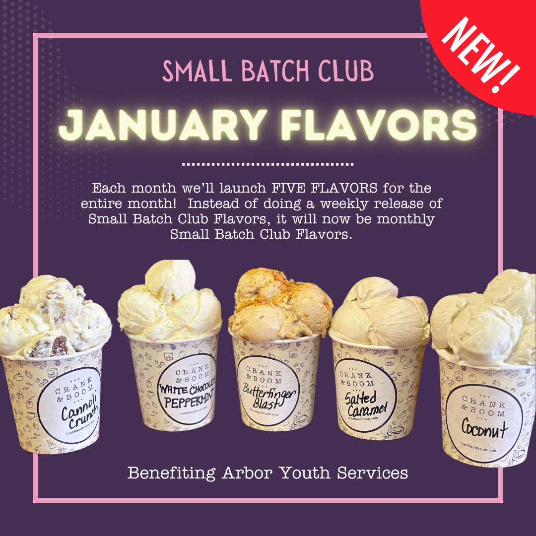 Menu — Crank & Boom Craft Ice Cream