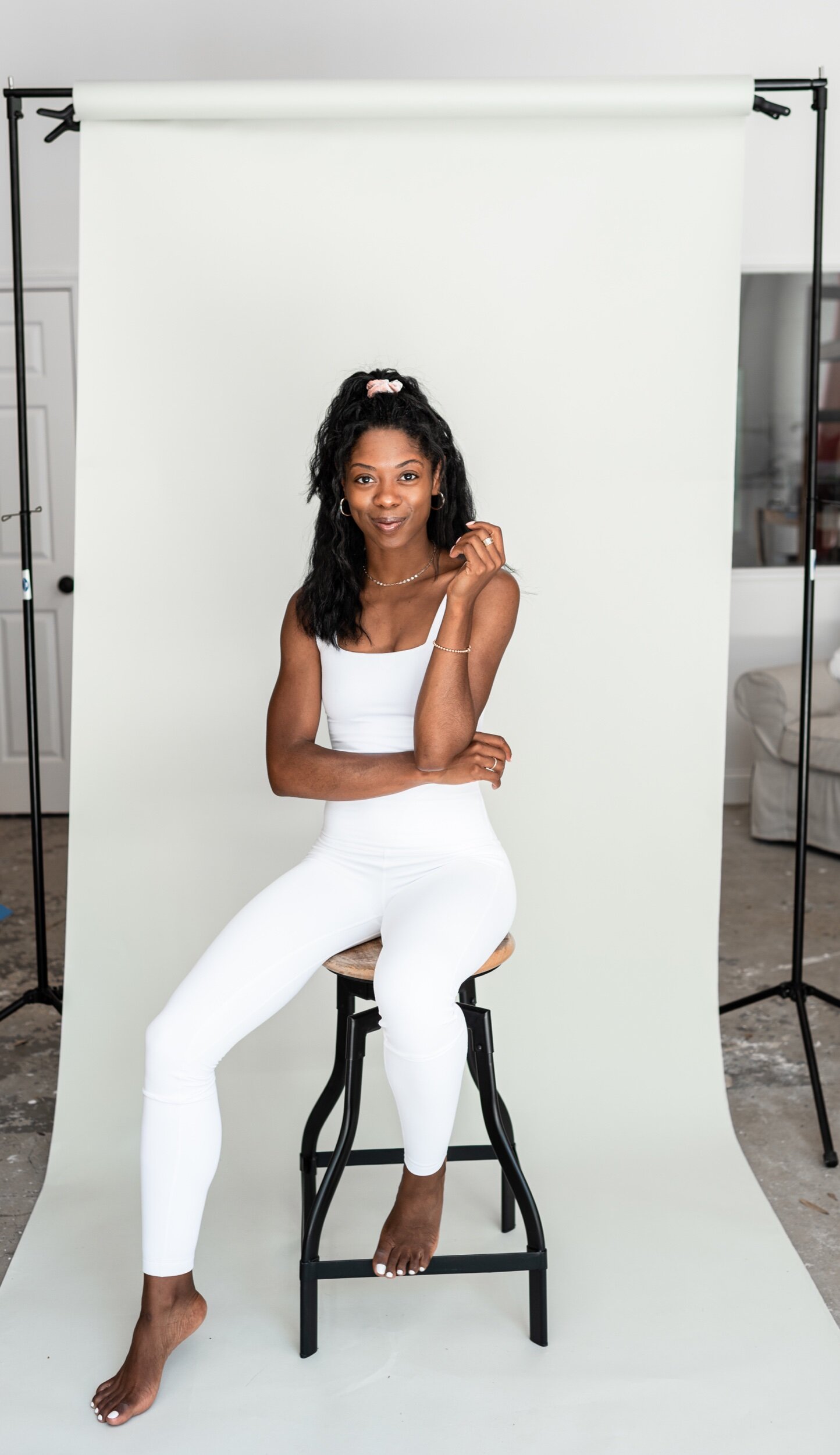 How to Pose on a Backdrop for Your Brand Photos — Christina Jones ...