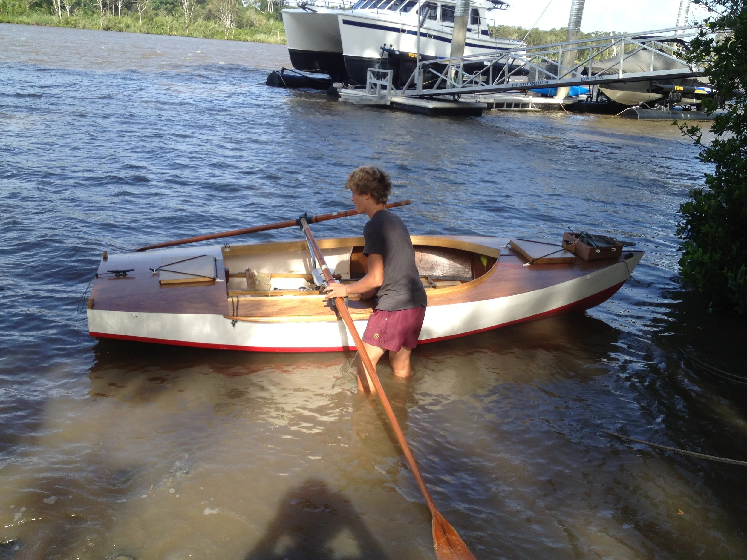 Boy Rows 130 km Solo in OK Dinghy — Tom Robinson
