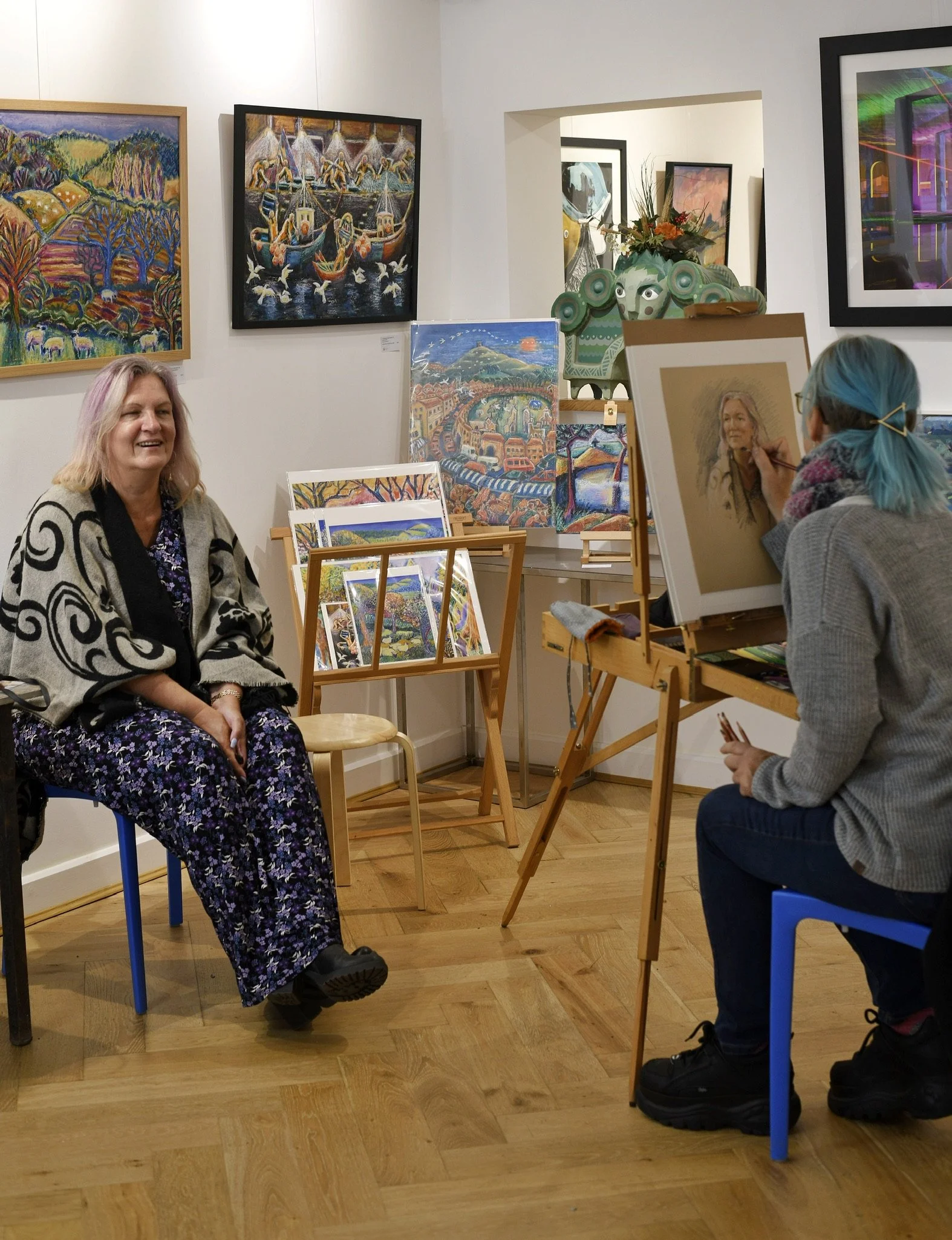 2 days of 30-minute portraits from life — GAIL REID ARTIST