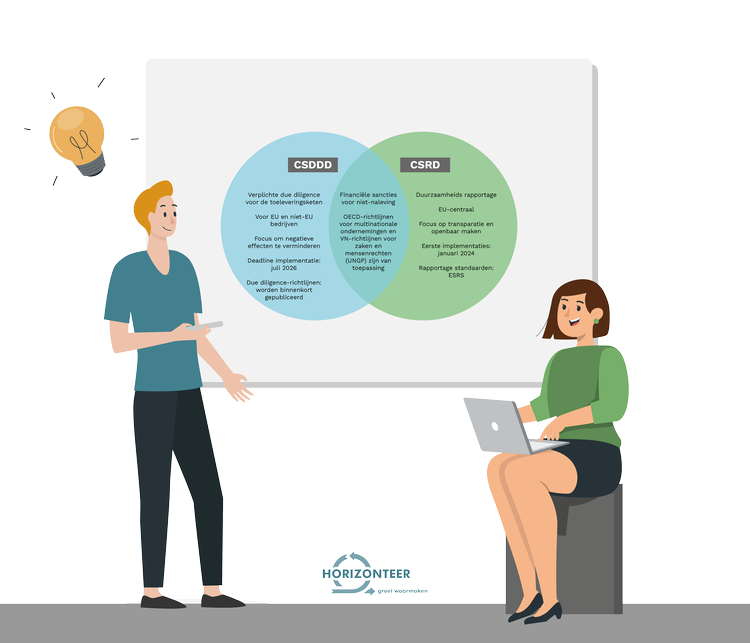 CSRD en CSDDD: Wat houdt het in en wat zijn de verschillen? | Horizonteer