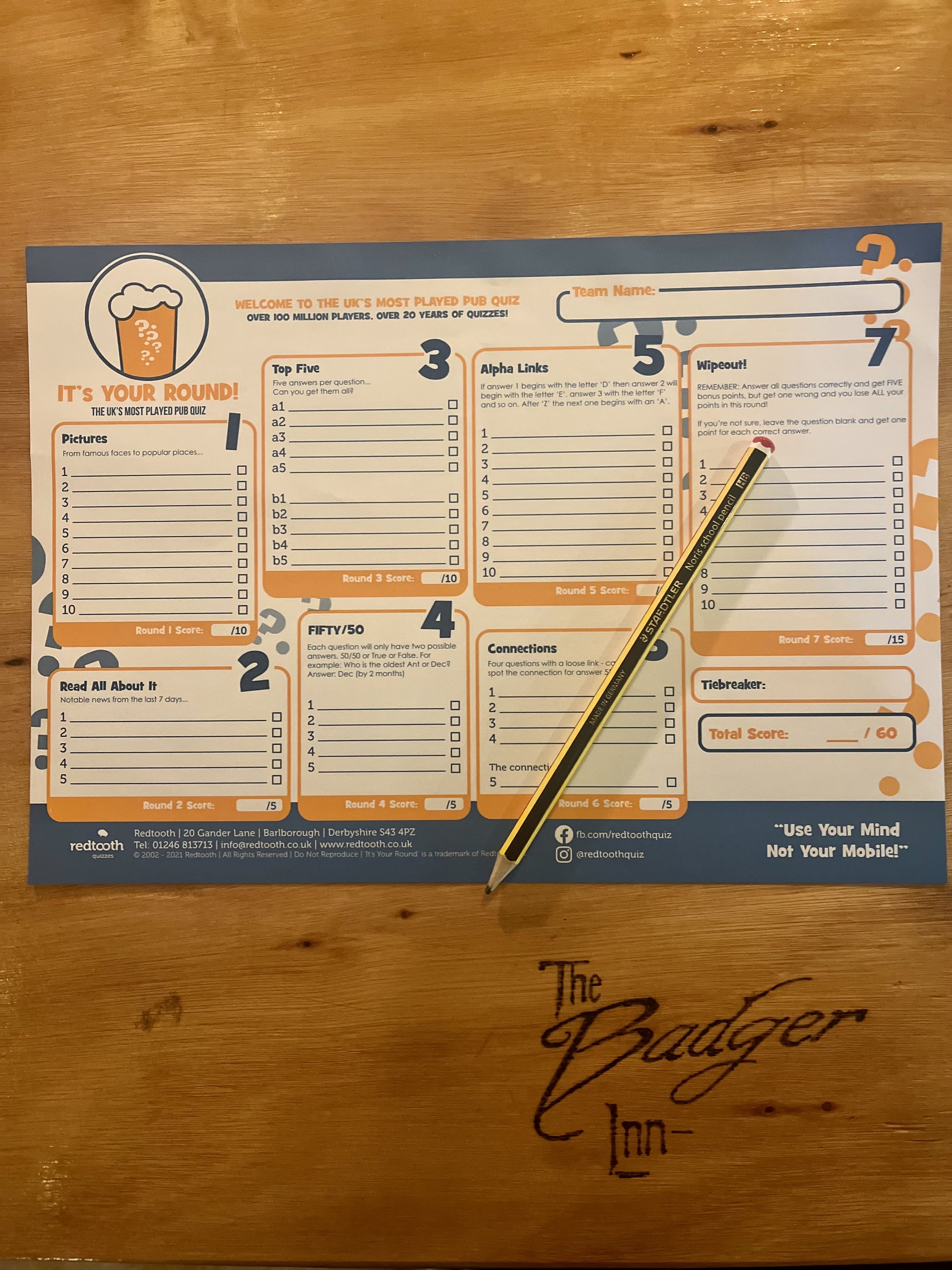 General 1 — The Badger Inn