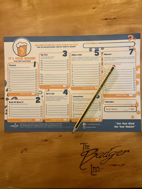 General 1 — The Badger Inn