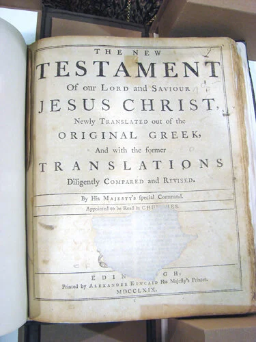 Col. Hambright Bible Photos — Col. Frederick Hambright Family