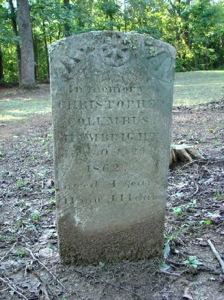 Early Shiloh Church Cemetery — Col. Frederick Hambright Family