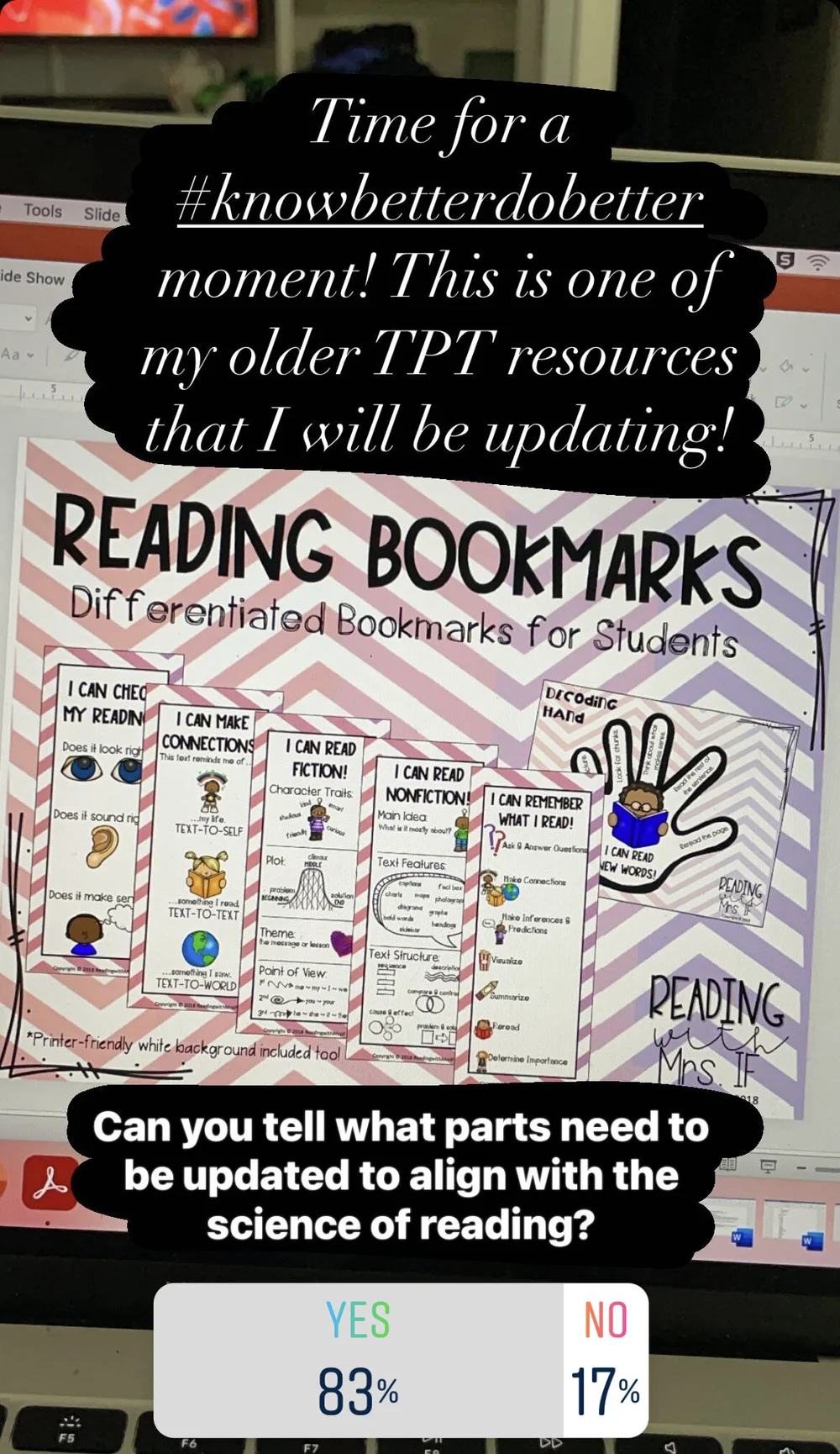 Know Better, Do Better: Reading Bookmarks — Reading with Mrs. IF