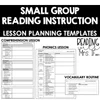 How do I plan for small group reading instruction? — Reading with Mrs. IF