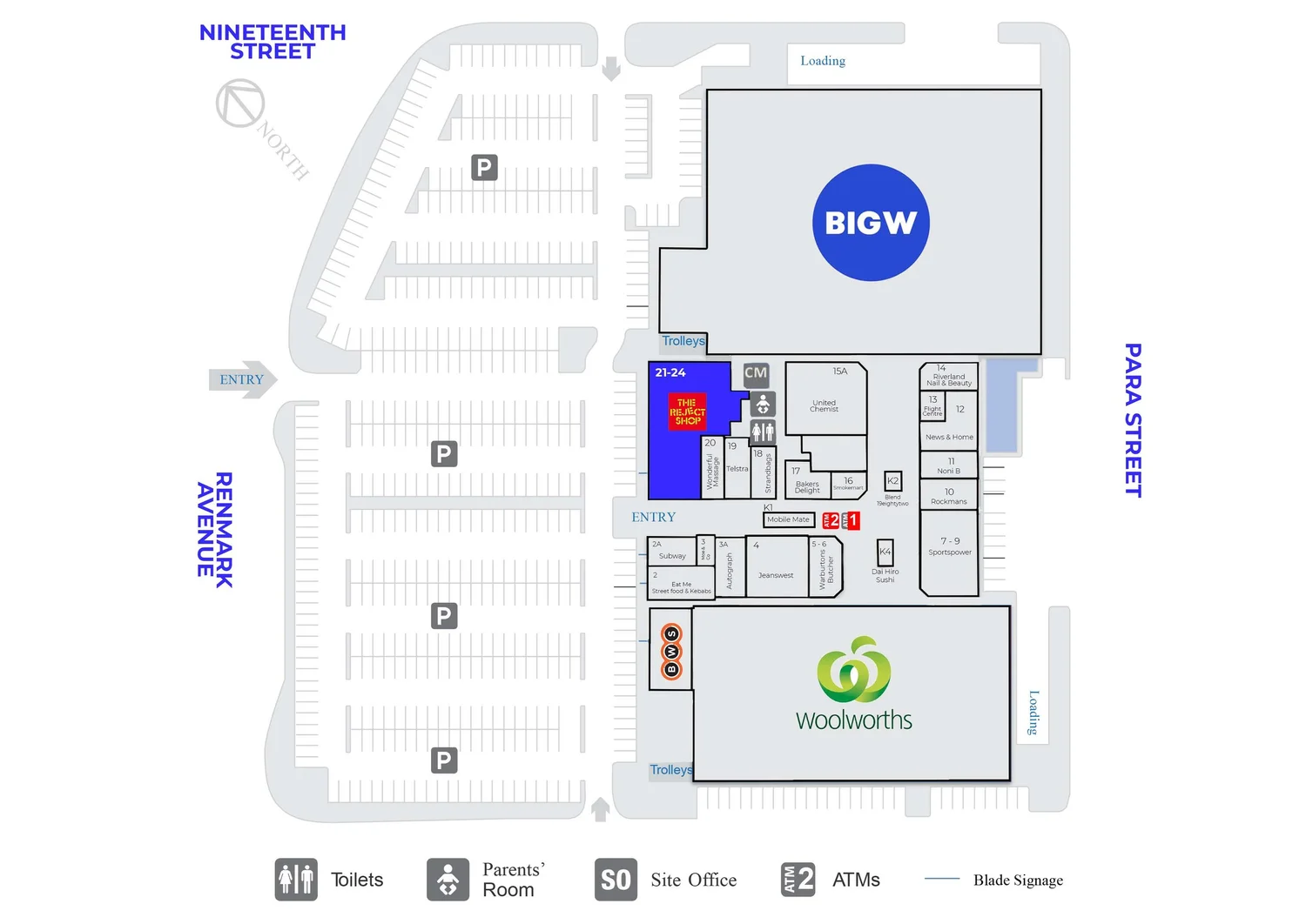 The Reject Shop — RENMARK SQUARE