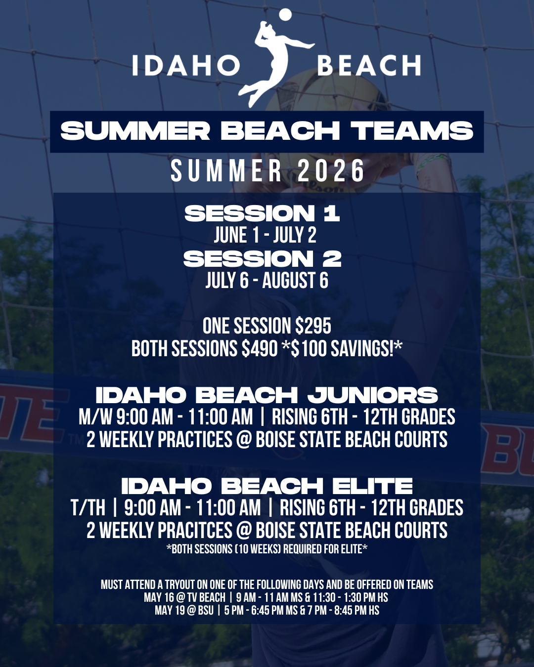 Indoor Beach Volleyball | Idaho Beach, Meridian, ID — Treasure Valley ...