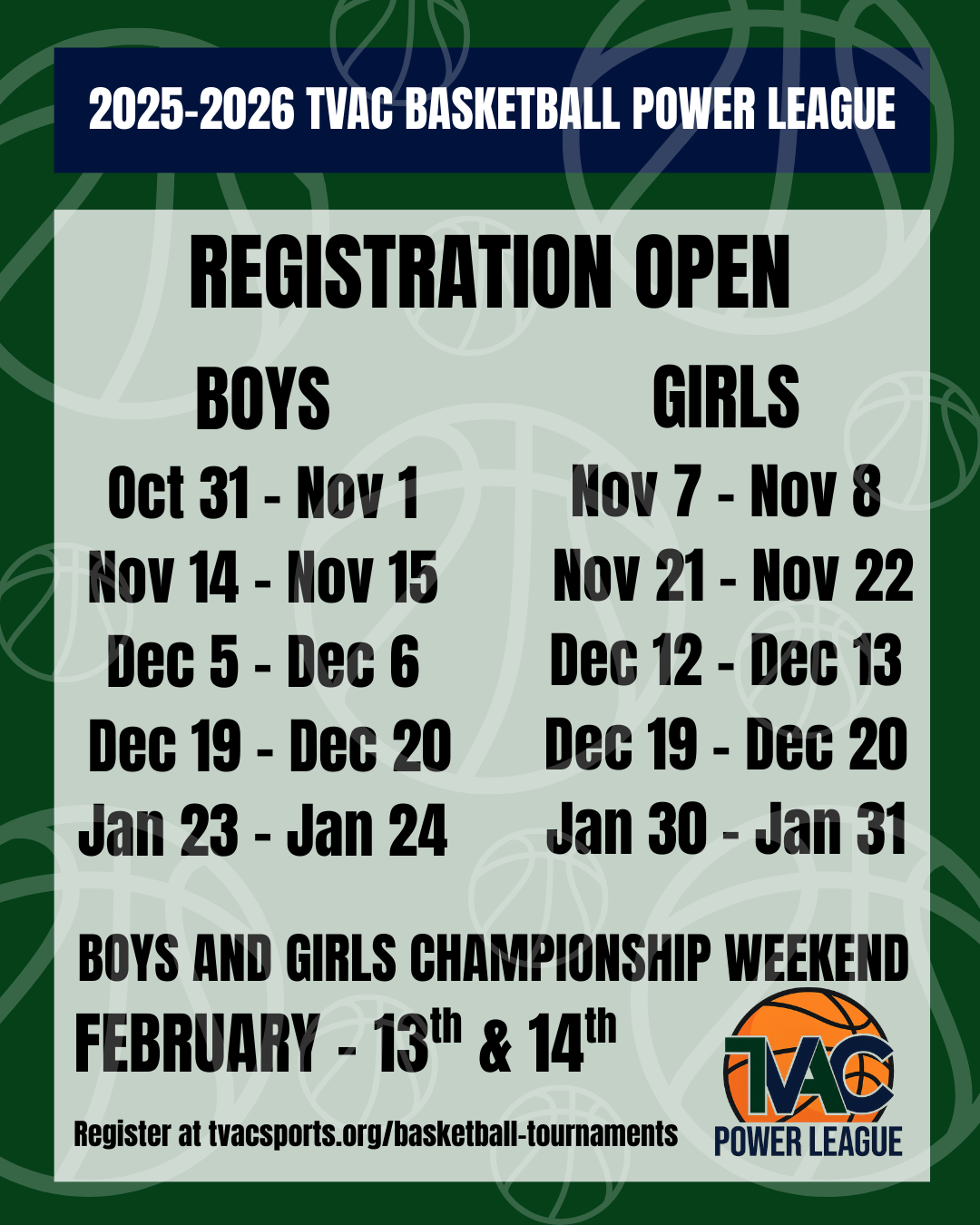 Basketball Tournaments | TVAC Sports, Meridian, ID — Treasure Valley ...