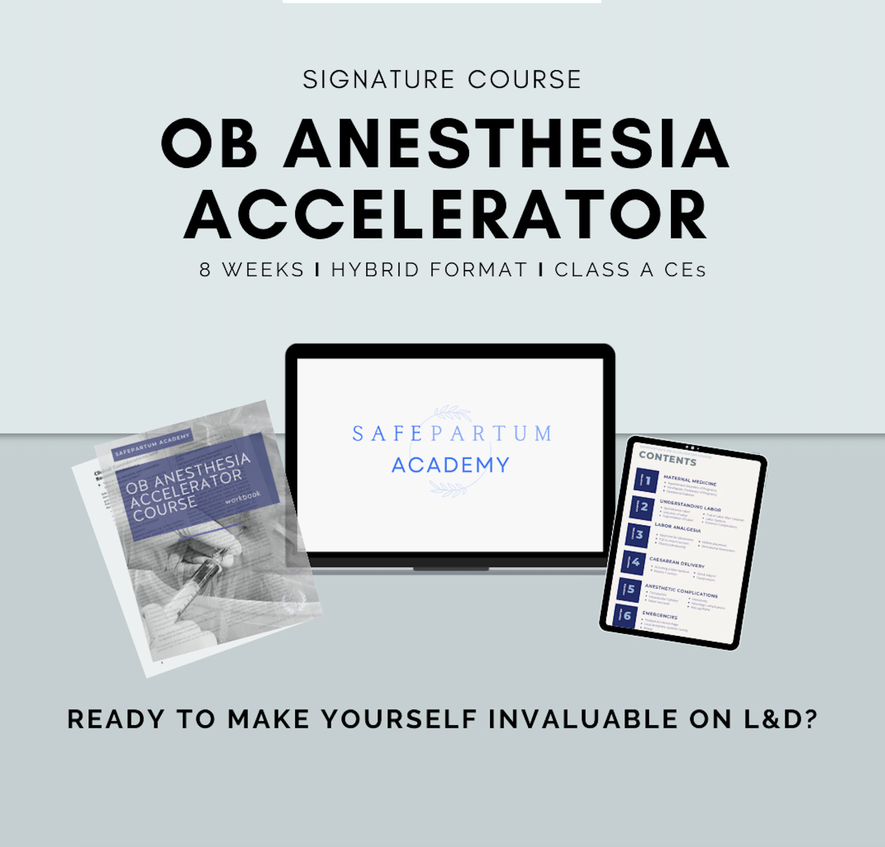OB Anesthesia Accelerator Waitlist — SafePartum