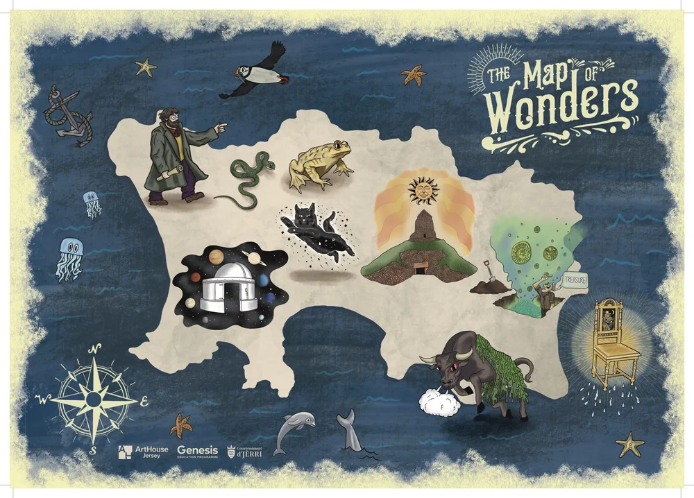 ‘THE MAP OF WONDERS’ - how creativity mixed with Jersey's history and ...