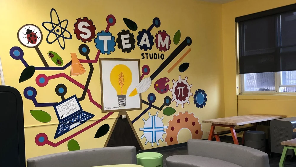 STEAM Mural — Hazleton Integration Project