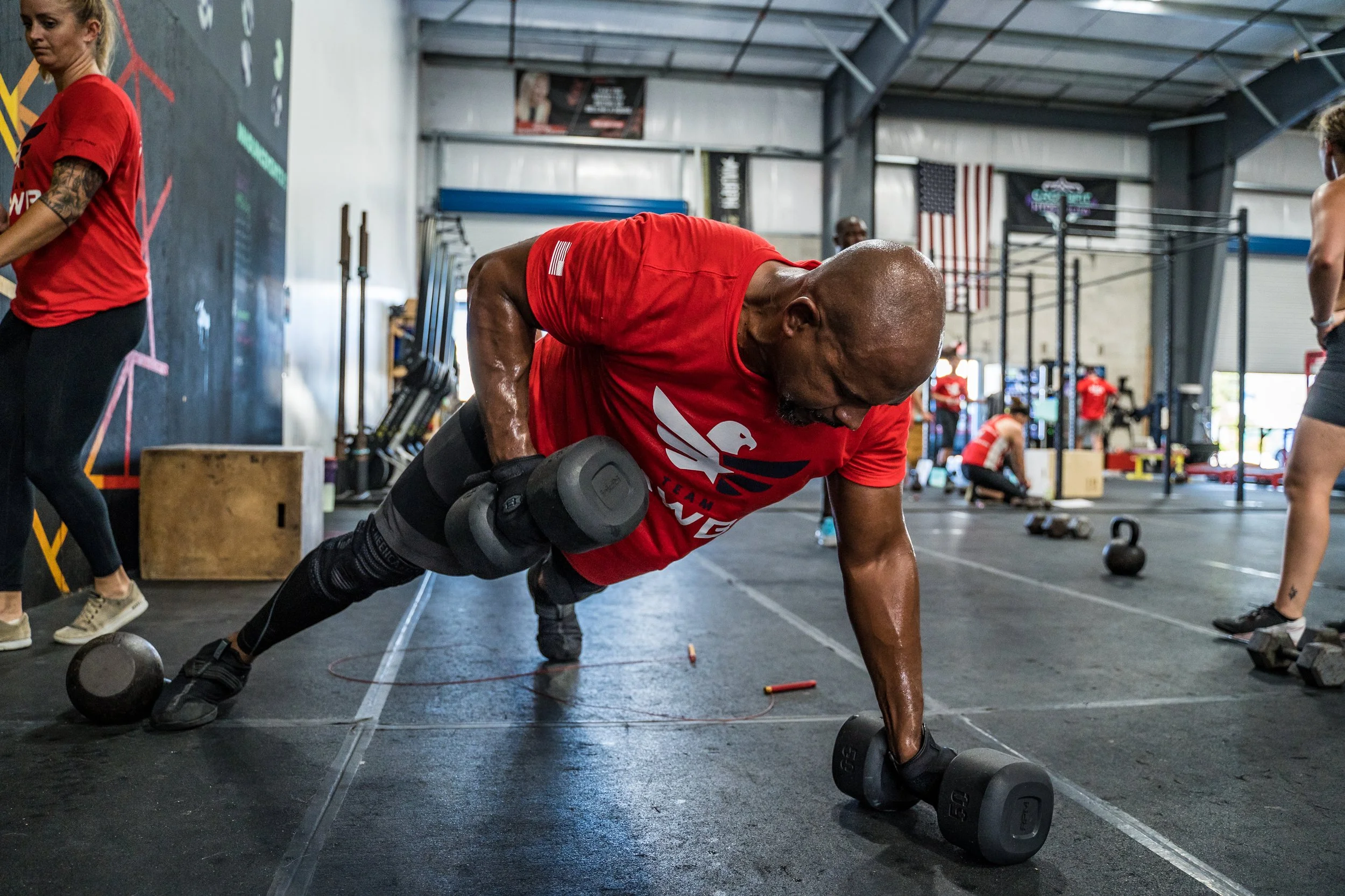 WOD for Warriors — Team Red, White & Blue