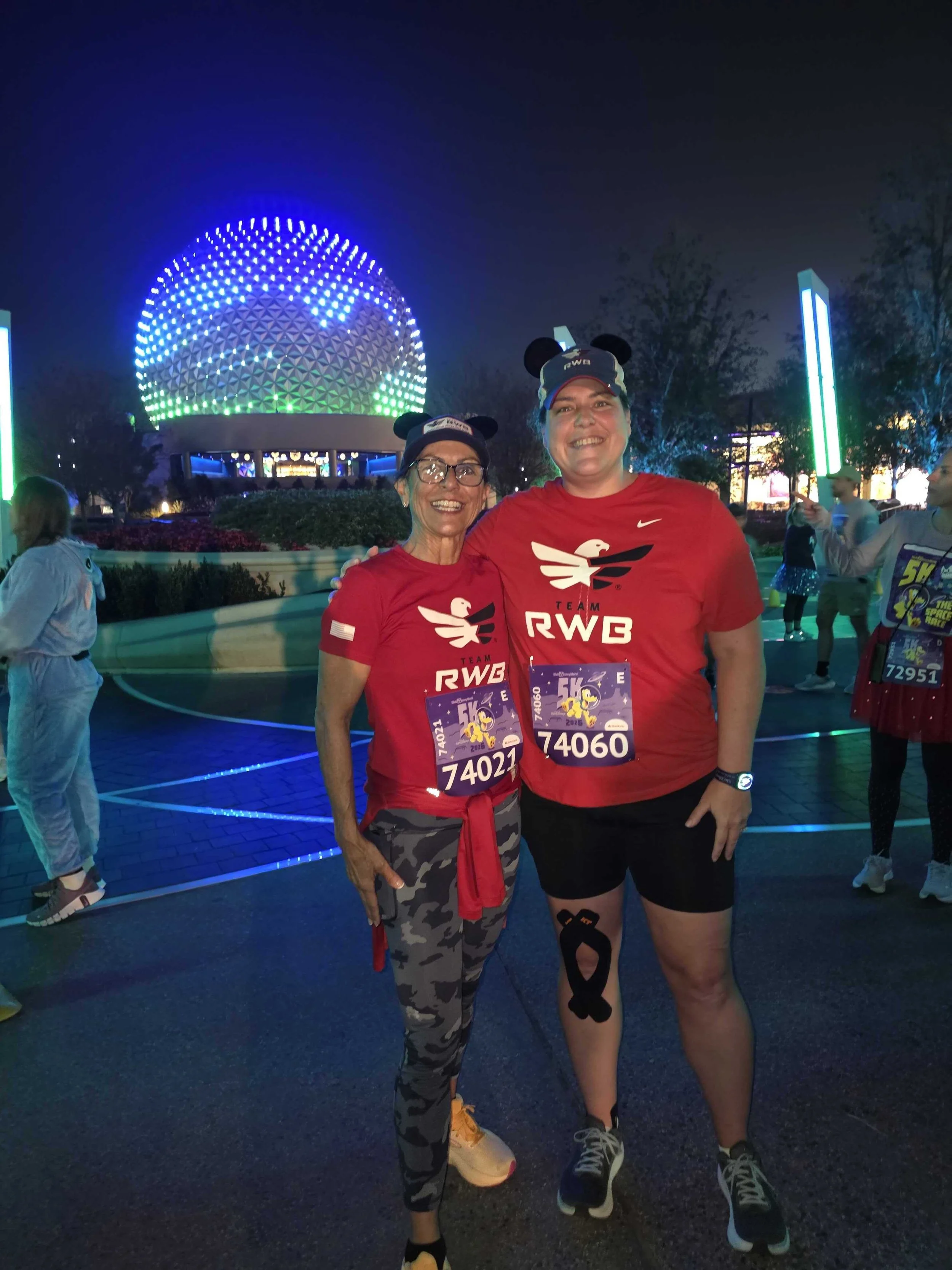 runDisney Charity Bibs — Team Red, White & Blue