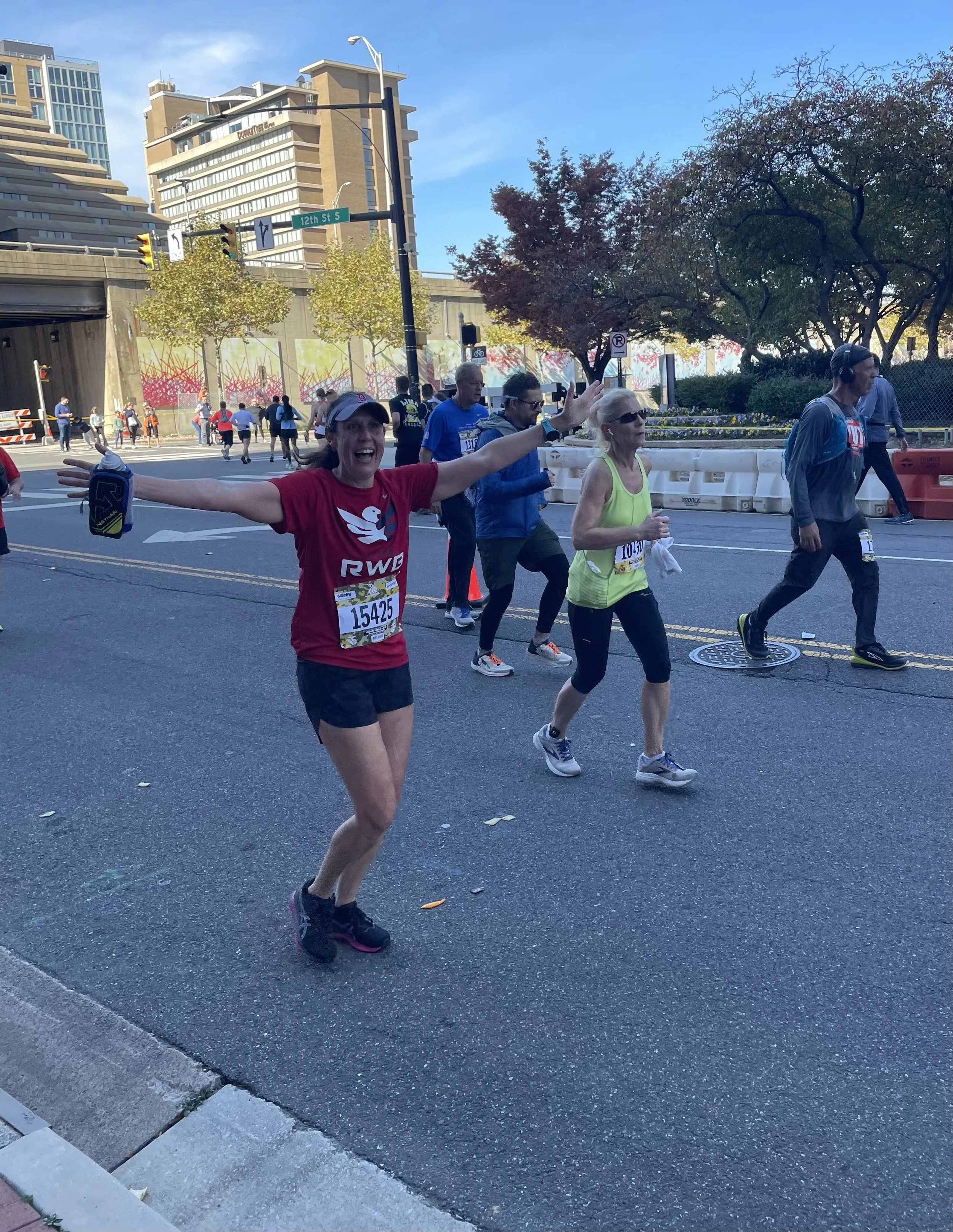 Running with Purpose: Emily's 2022 MCM Journey — Team Red, White & Blue