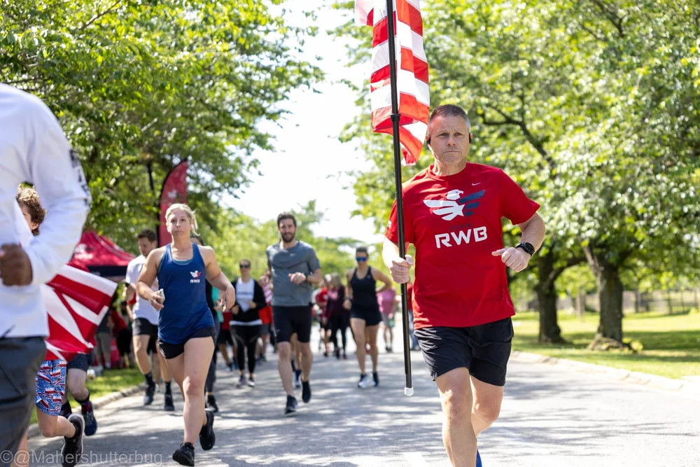 Run and Raise for Veterans as a Soaring Eagle — Team Red, White & Blue