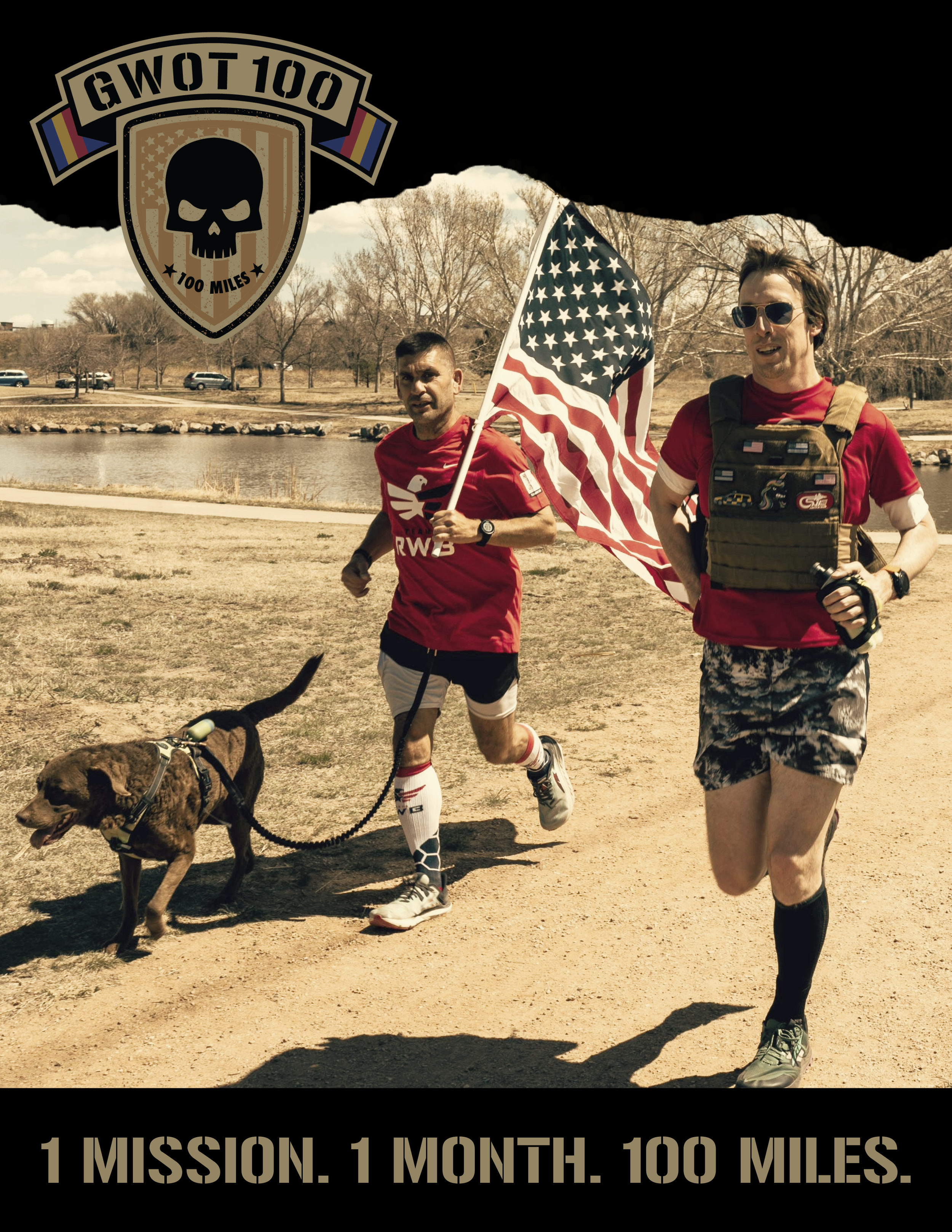 GWOT 100 - Monthly Mission — Team Red, White & Blue