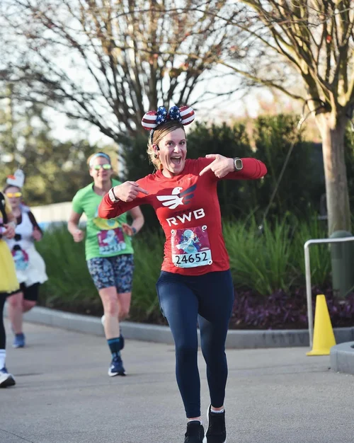 runDisney Charity Bibs — Team Red, White & Blue