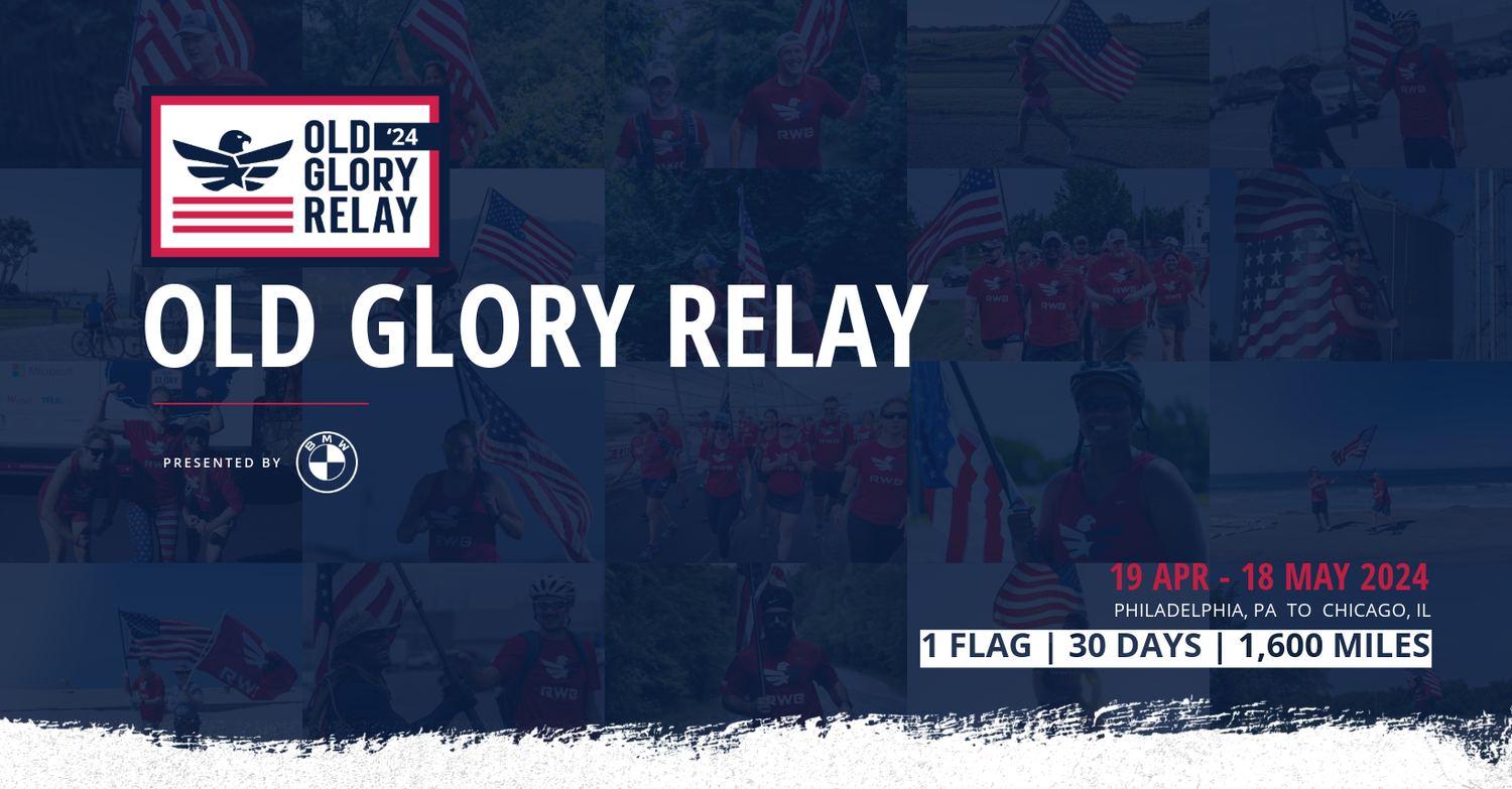 Old Glory Relay | Get Involved Now — Team Red, White & Blue