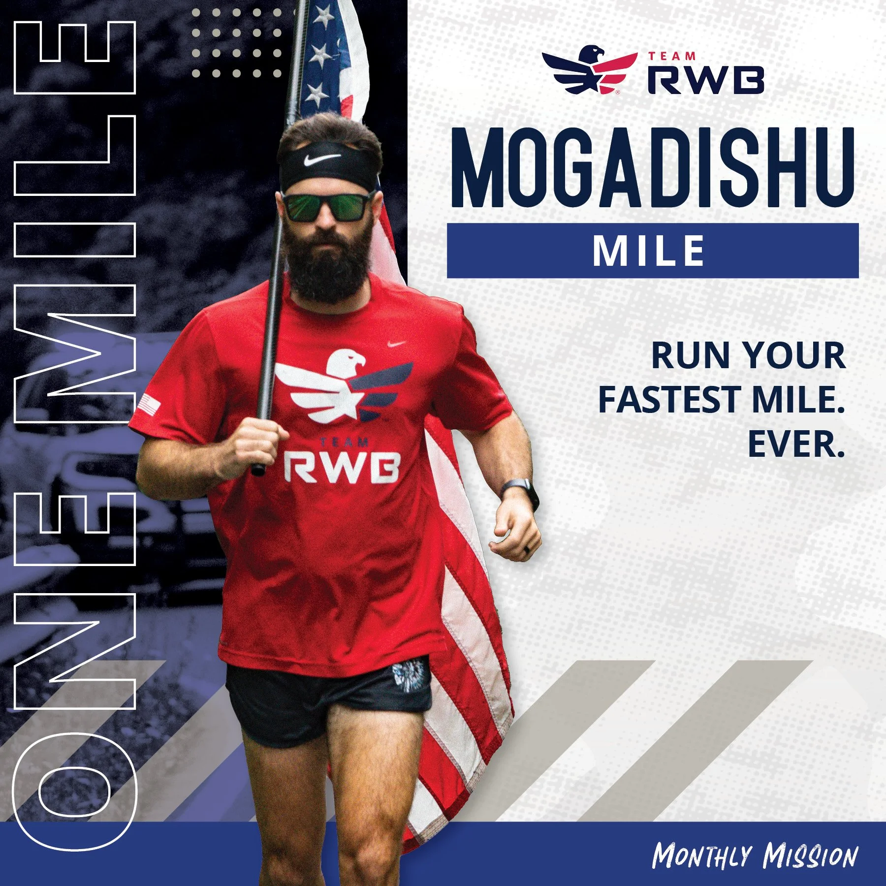 Mogadishu Mile — Team Red, White & Blue