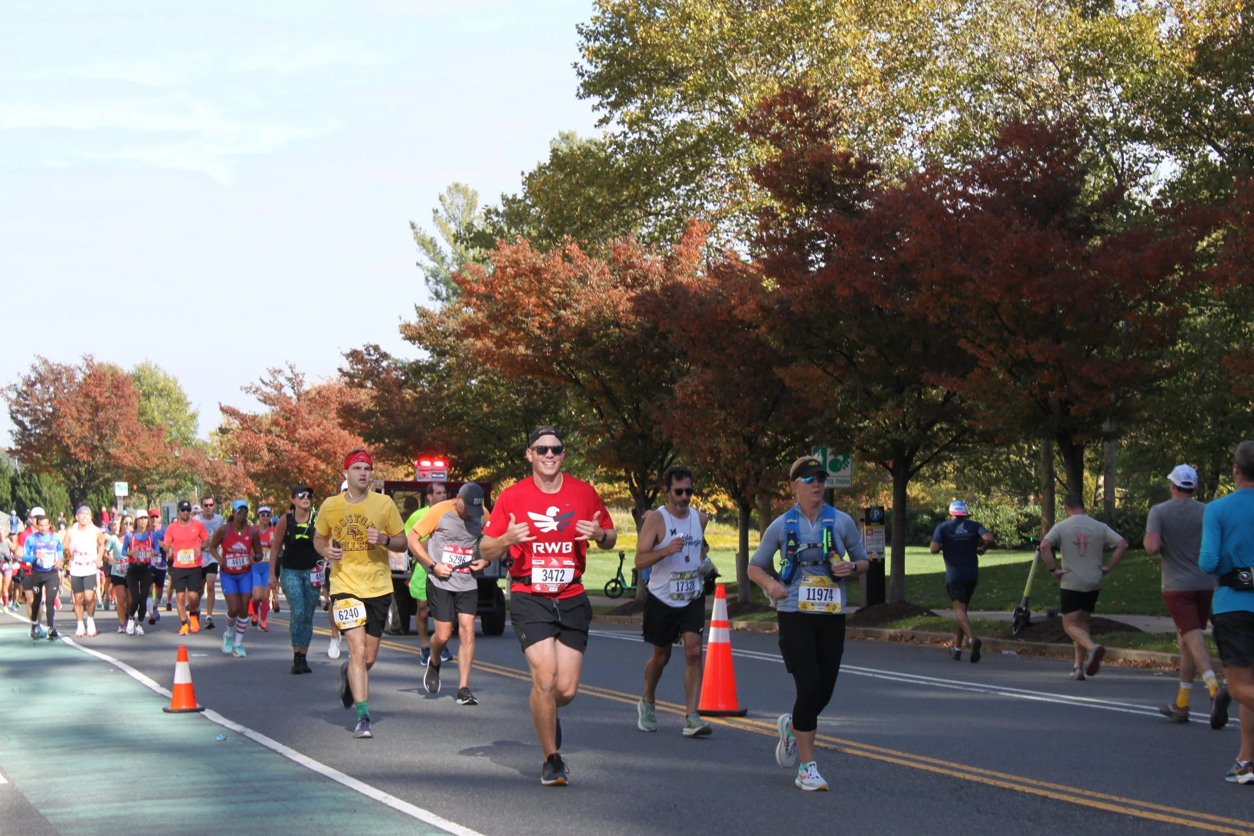 Running — Team Red, White & Blue