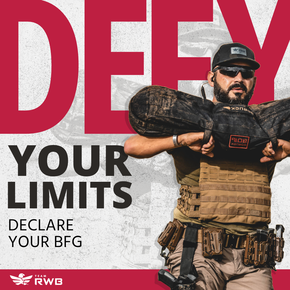 Big Fitness Goal | Achieve Your Fitness Goal Today — Team Red, White & Blue