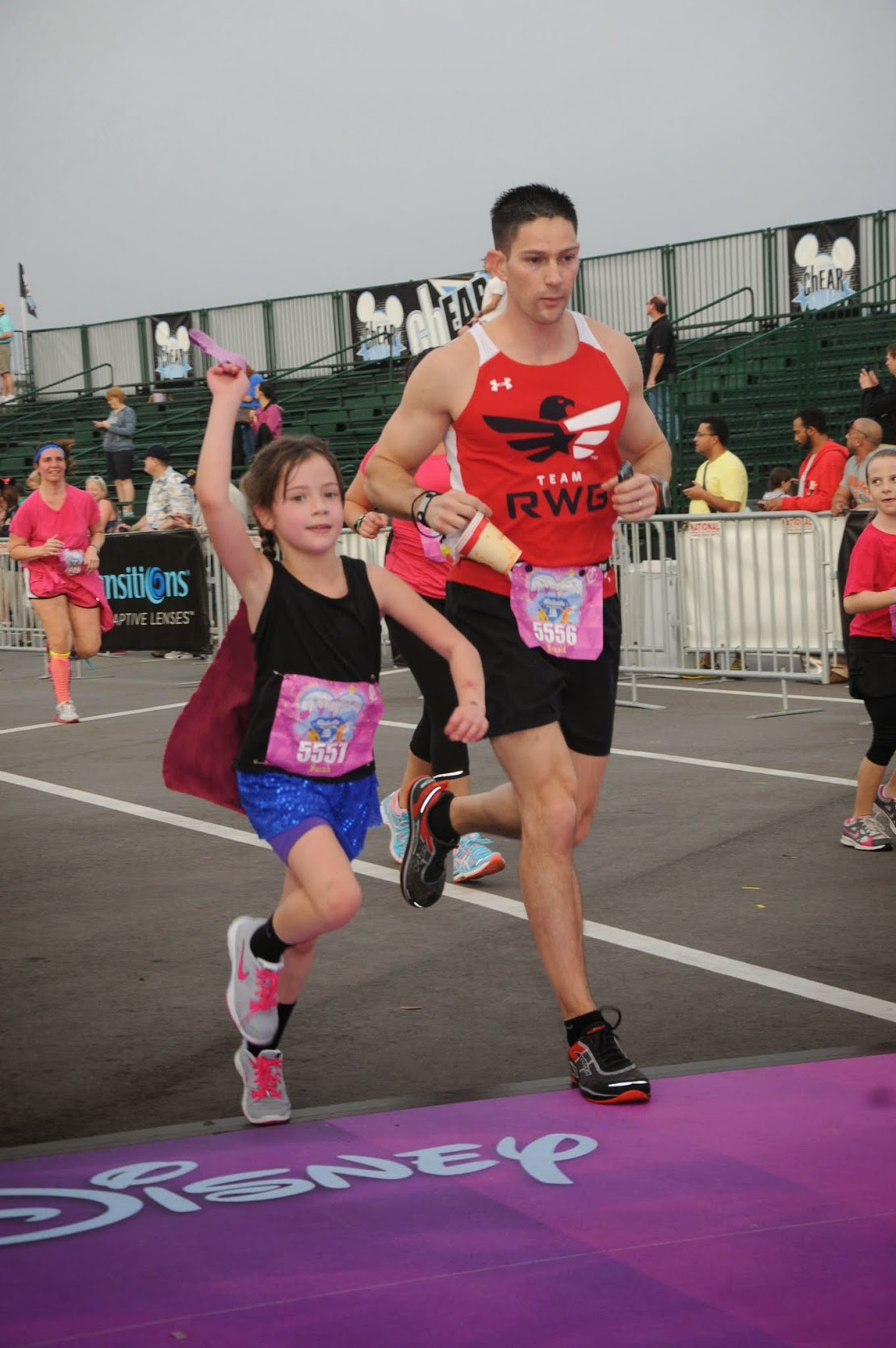 runDisney Charity Bibs — Team Red, White & Blue