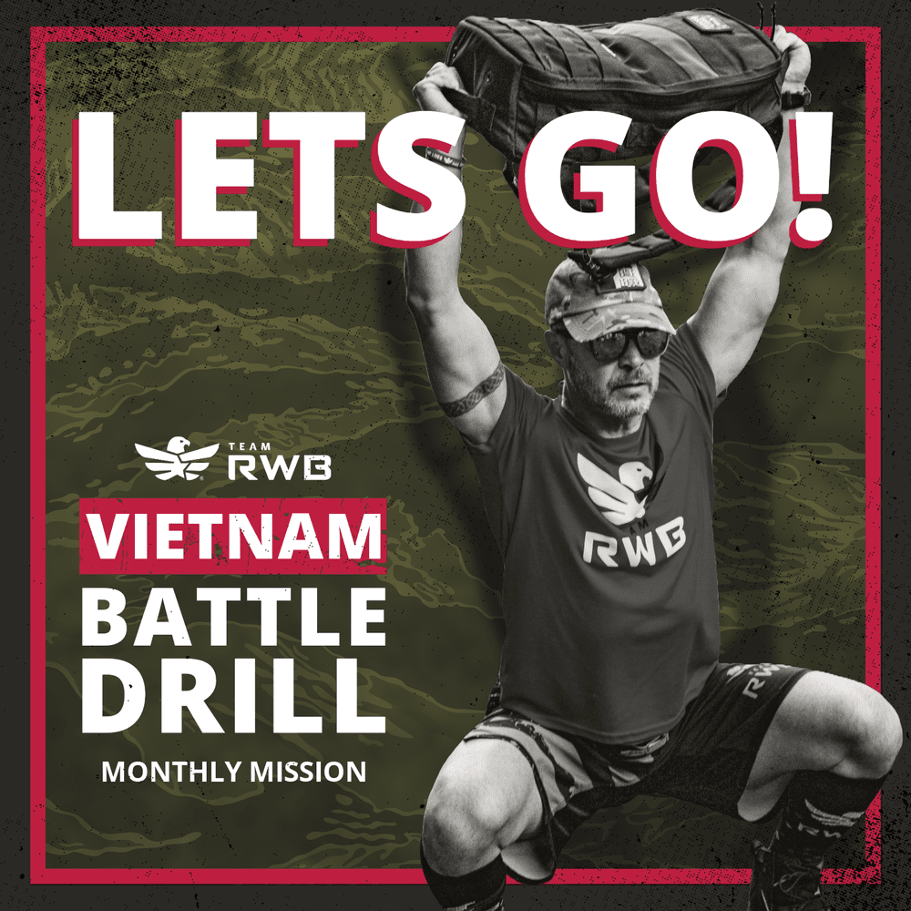 Vietnam Battle Drill — Team Red, White & Blue