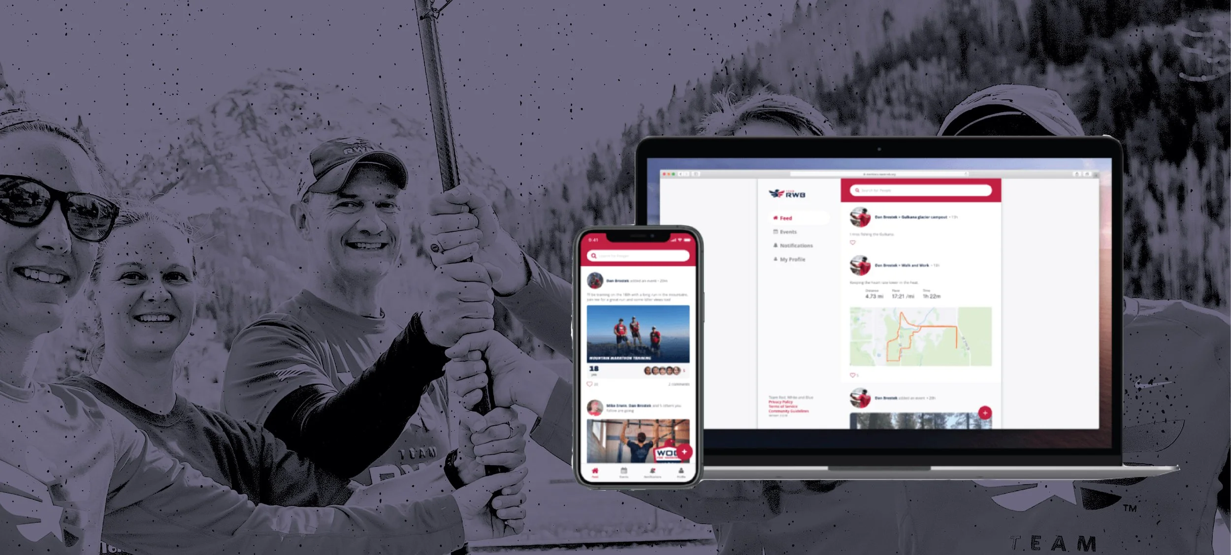 Team RWB App — Team Red, White & Blue