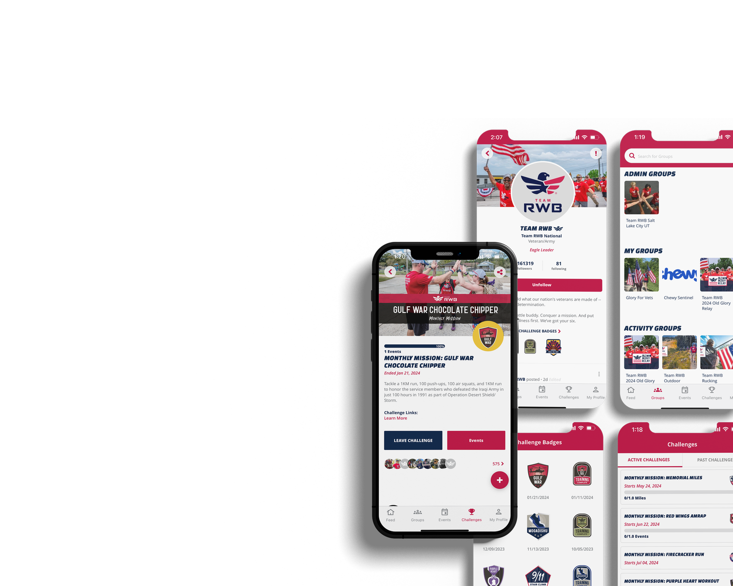 Find Your Chapter | Connect and Support Veterans — Team Red, White & Blue