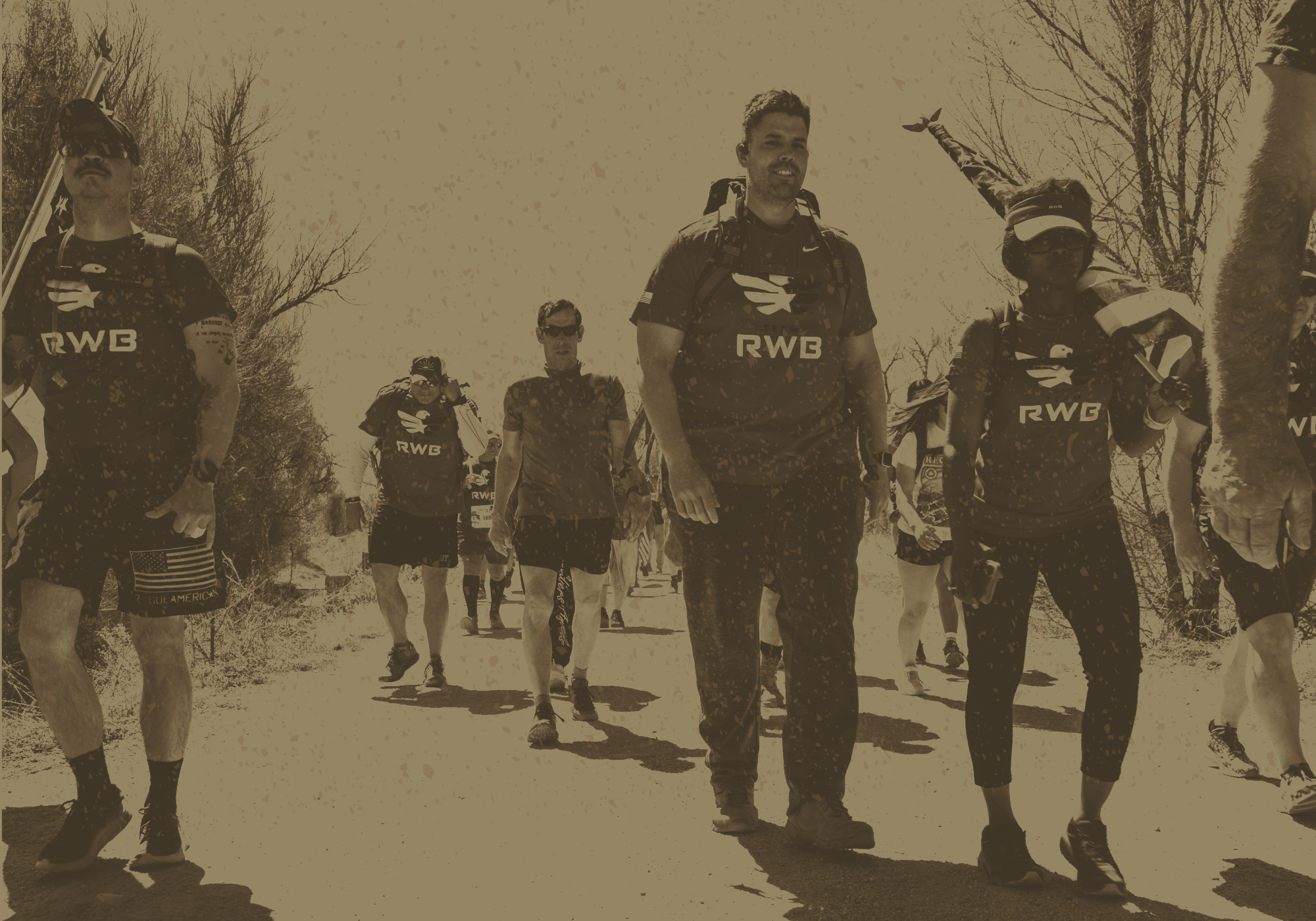 GWOT 100 - Monthly Mission — Team Red, White & Blue