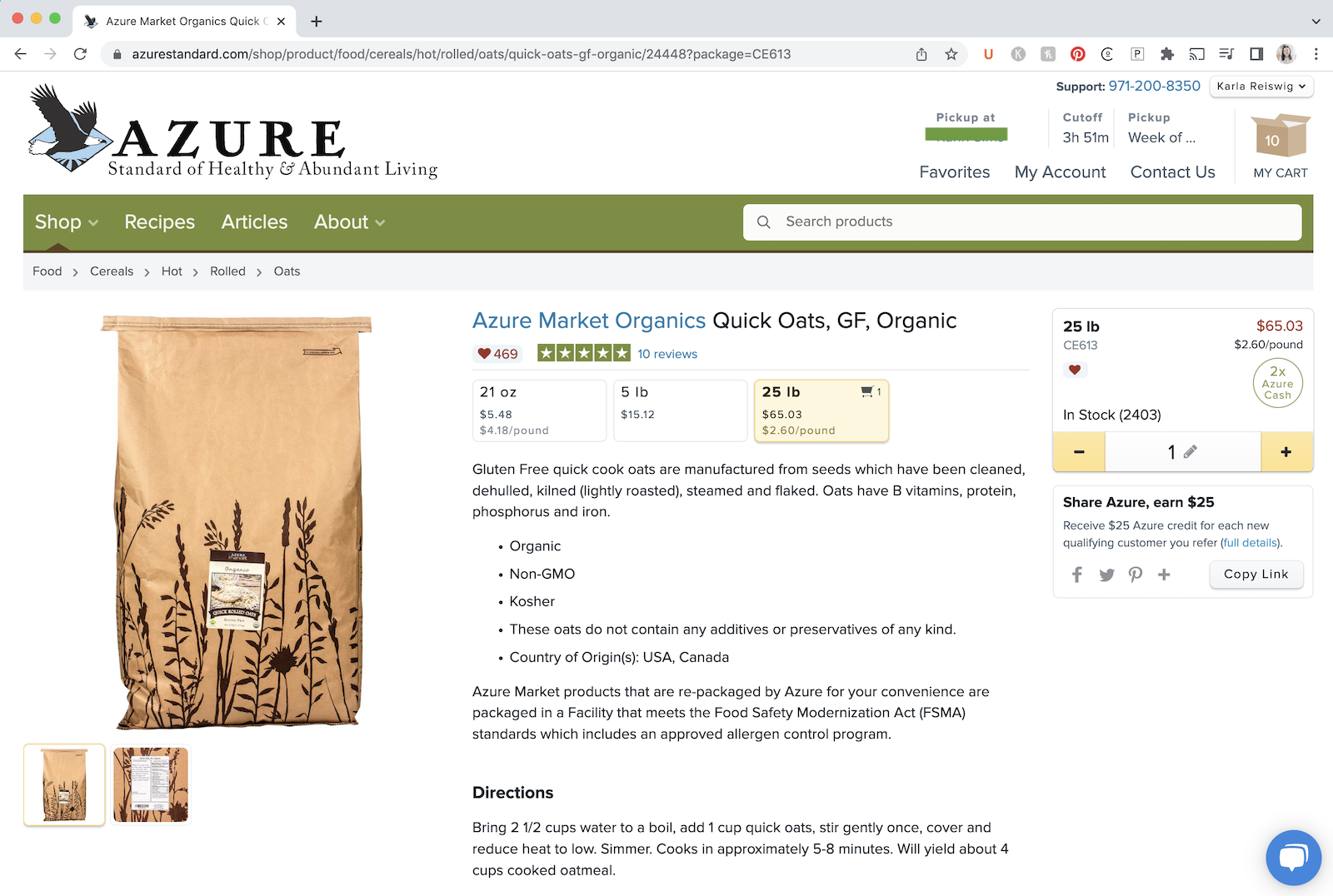 A Homemaker's Guide to Azure Standard | Heavenward Home