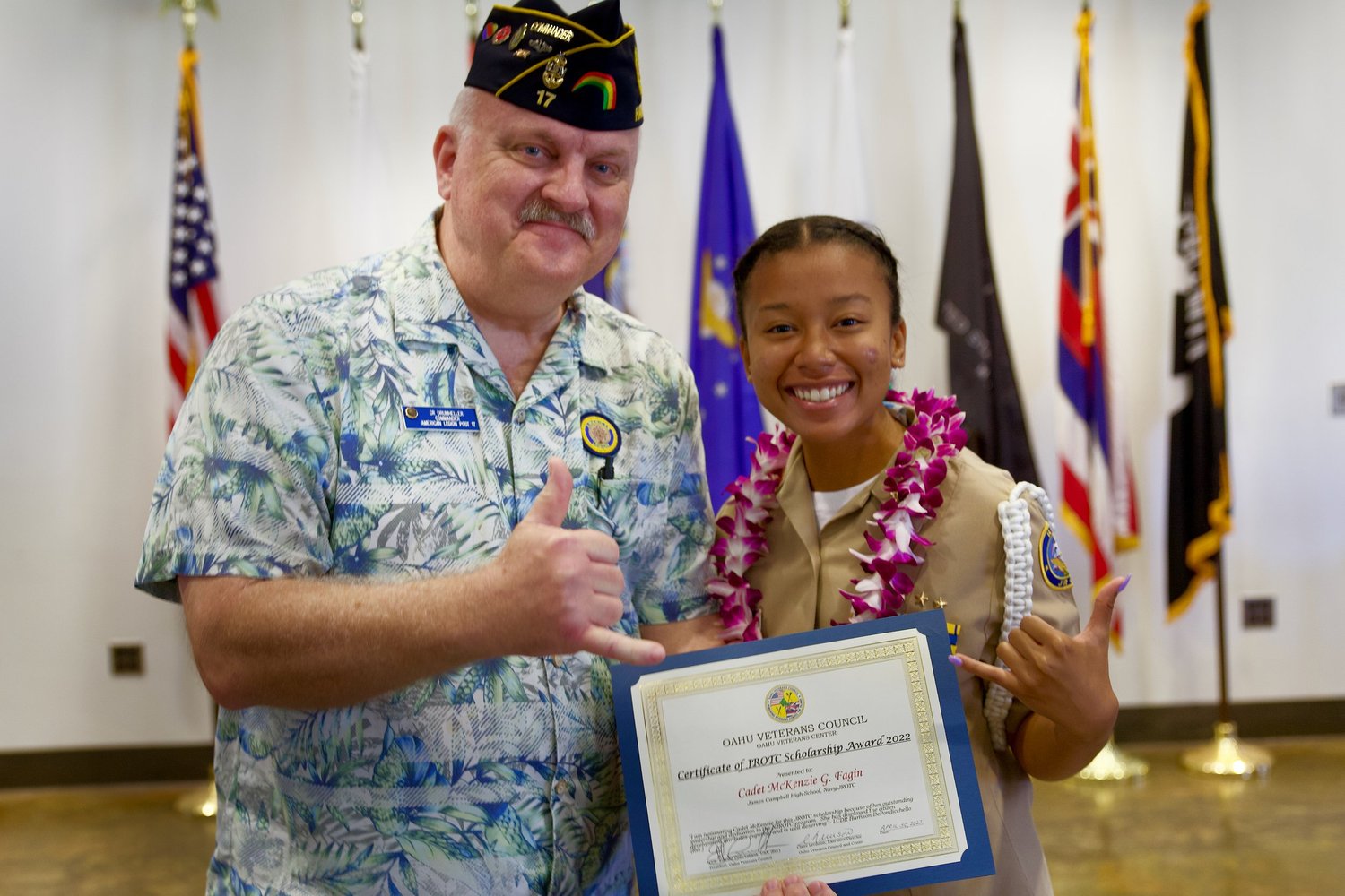 General 2 — The Oahu Veterans Council and Center