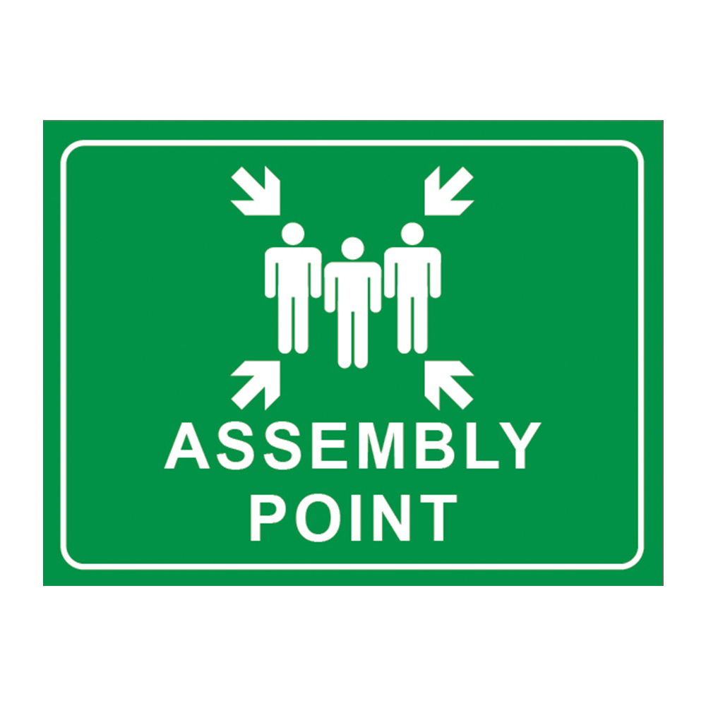 Urban Print | Safety Sign | Assembly Sign | Emergency Assembly Point ...