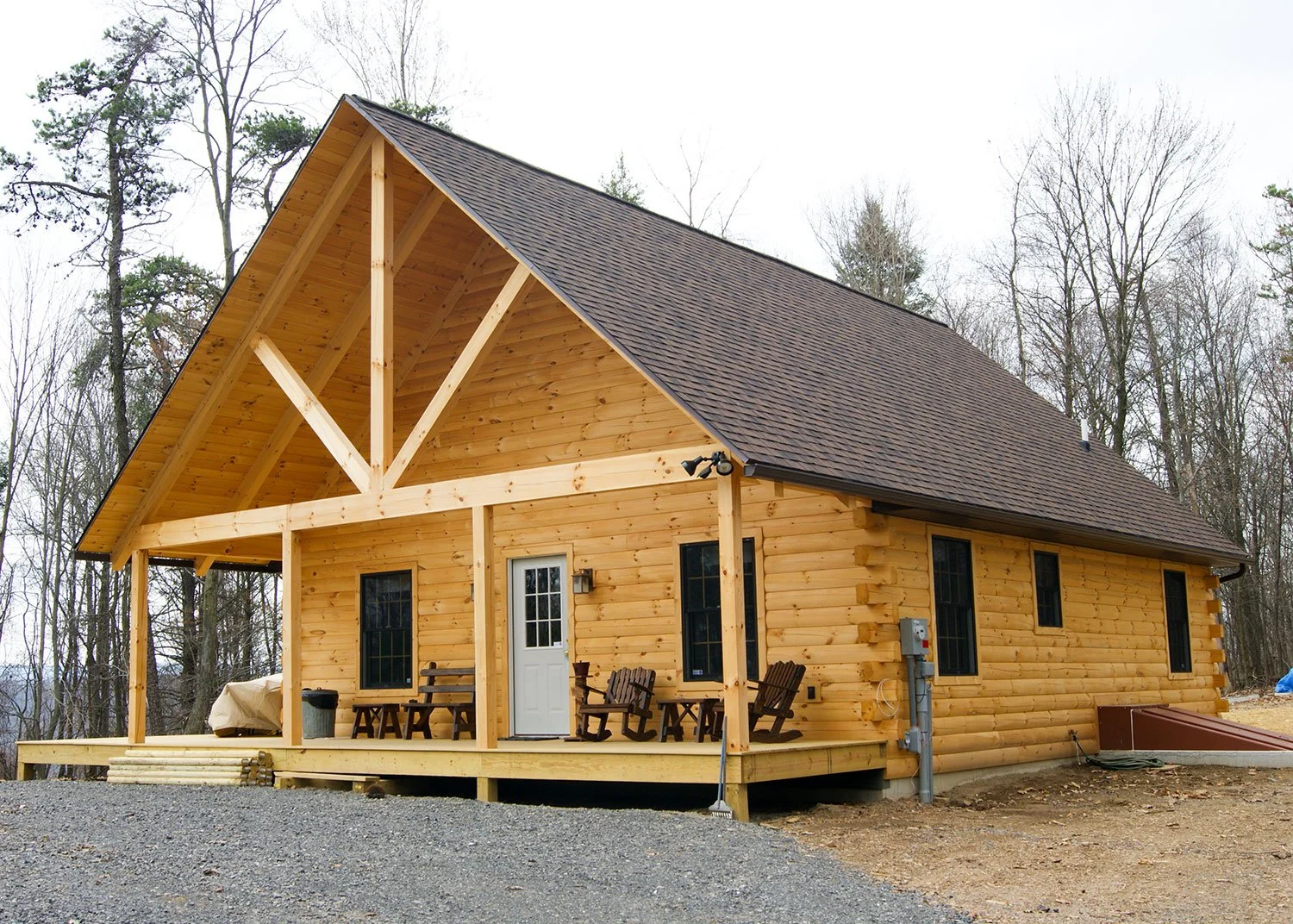 Sportsman Log Home — KSM Log Homes Co.