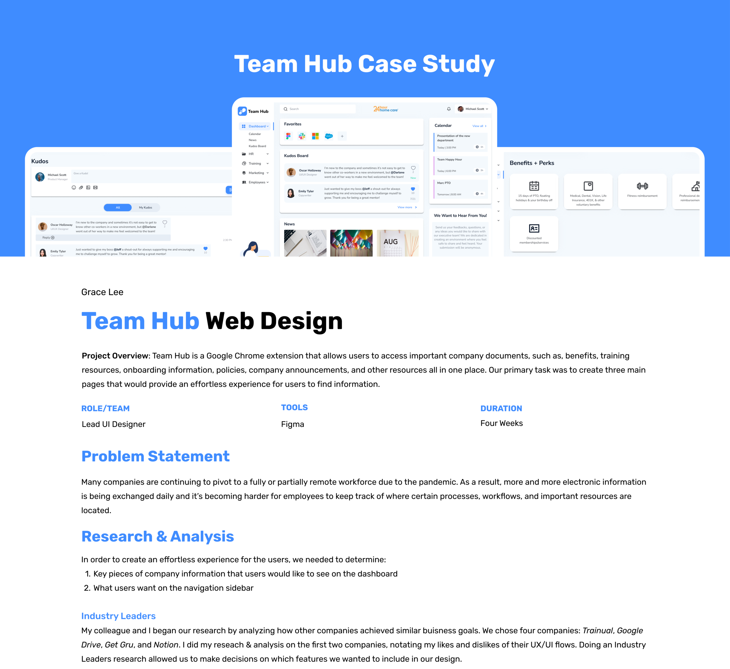 Team Hub — Grace Lee