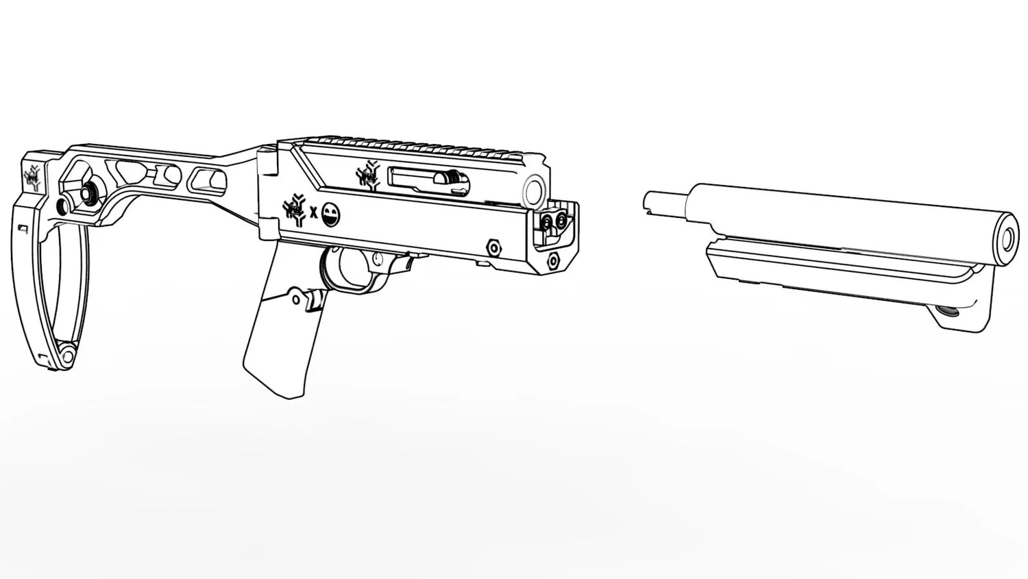 Tac Driver Hardware and Plate Set — DB DESIGN WORKS