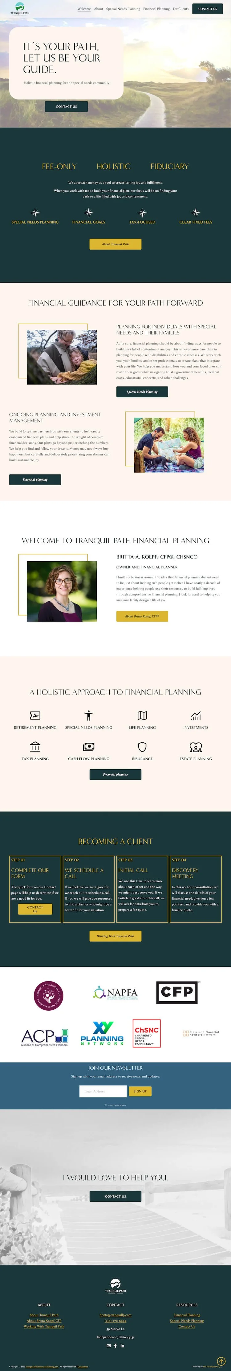 Tranquil Path Financial Planning: A Paradigm of Creative Financial ...