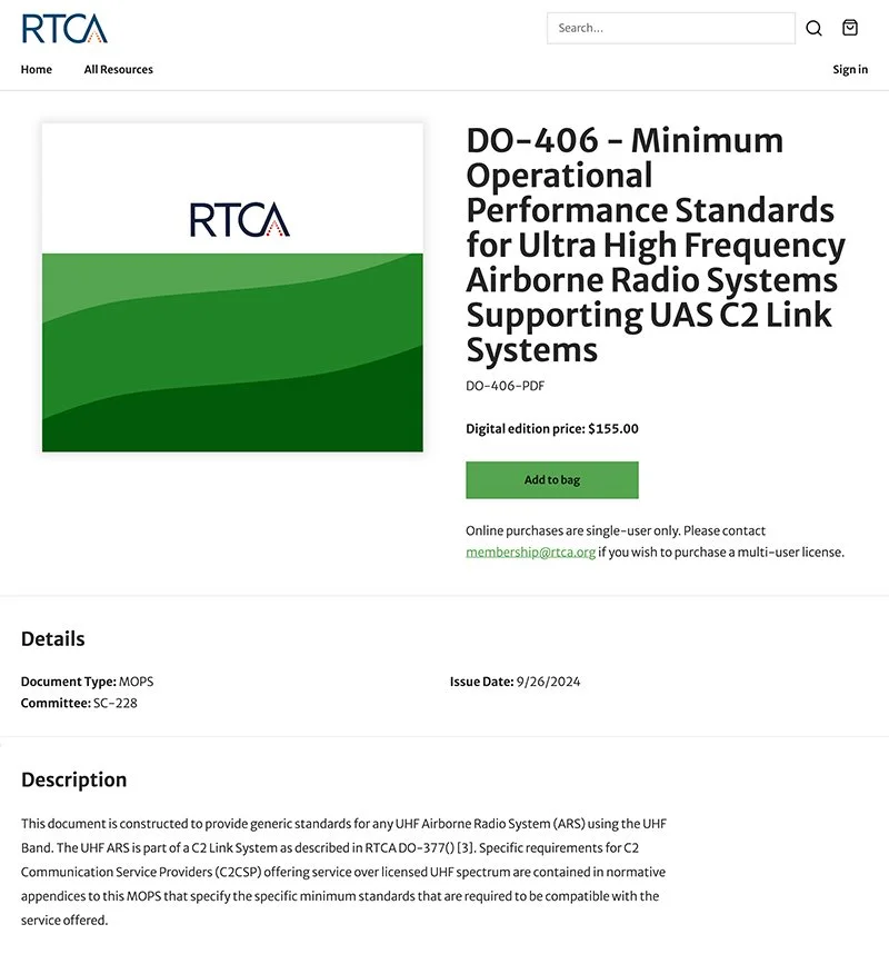 AURA — AURA Network Systems Announces Publication of RTCA DO-406