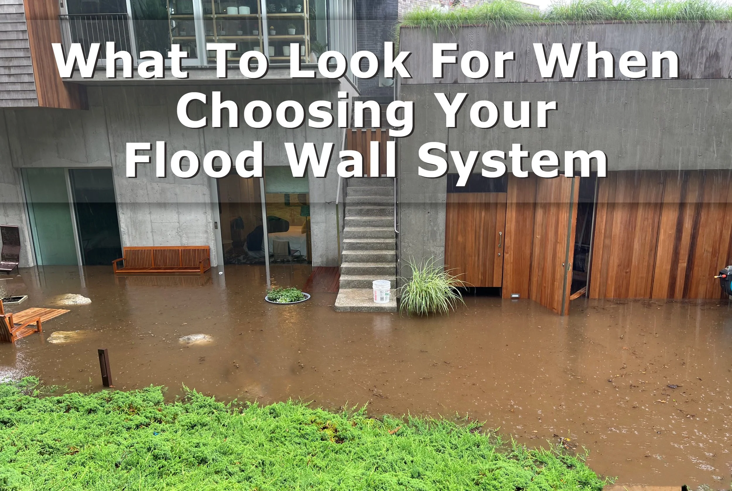 Choosing The Right Flood Wall System — Garrison Flood Control