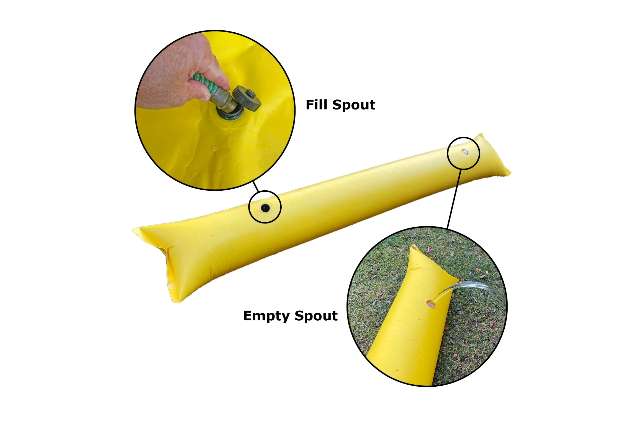 The Guppy™ Water Filled Flood Tube - 12" — Garrison Flood Control
