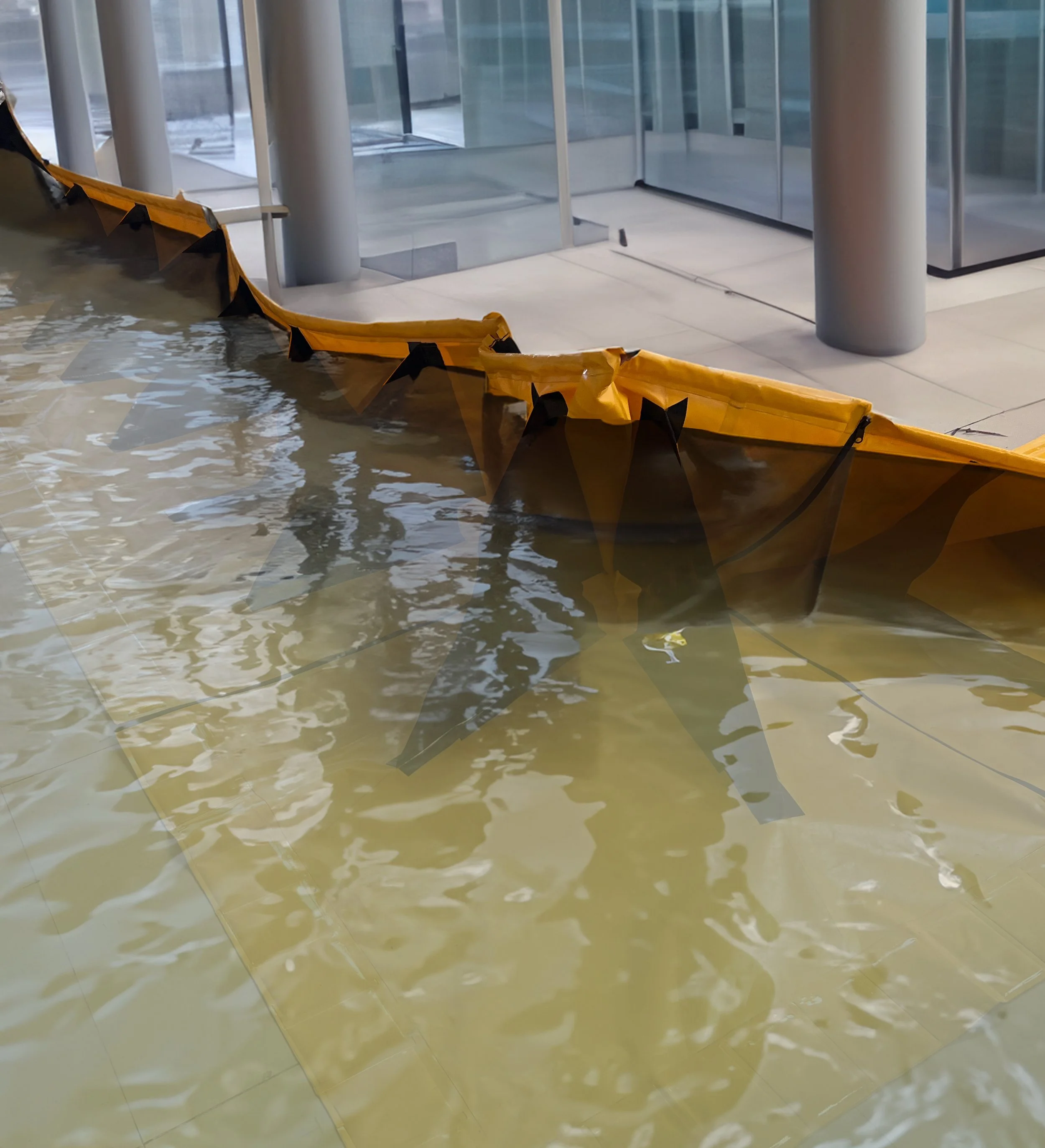 Self Deploying Water Dam — Garrison Flood Control