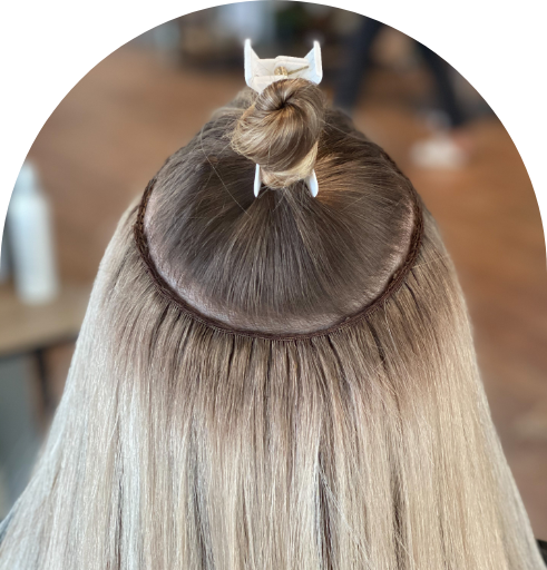 The Burgundy / hair extension salon Indiana